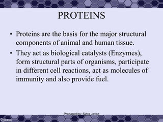 Proteins | PPTX