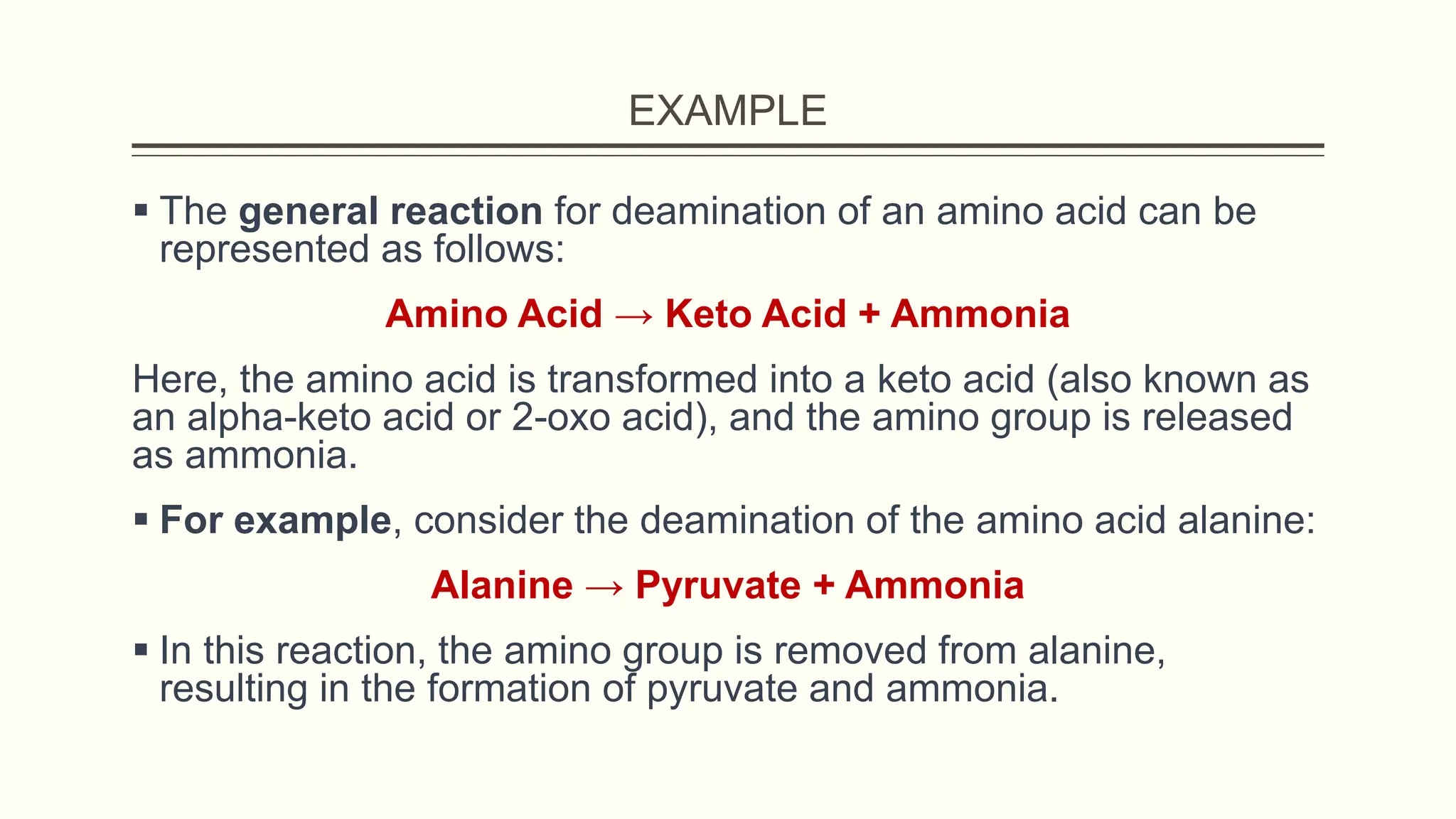 Catabolism of amino acids, transamination and deamination | PPTX ...