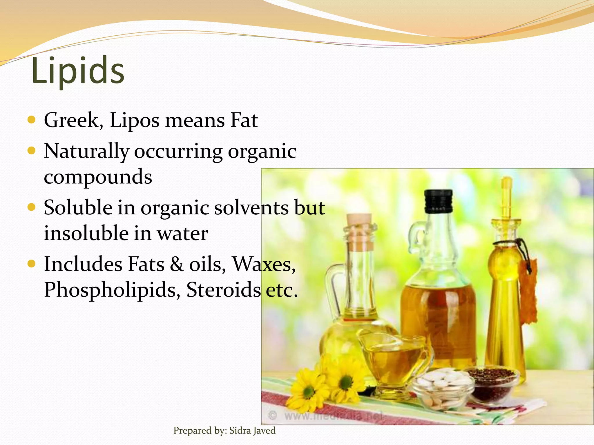 Lipids | PPTX