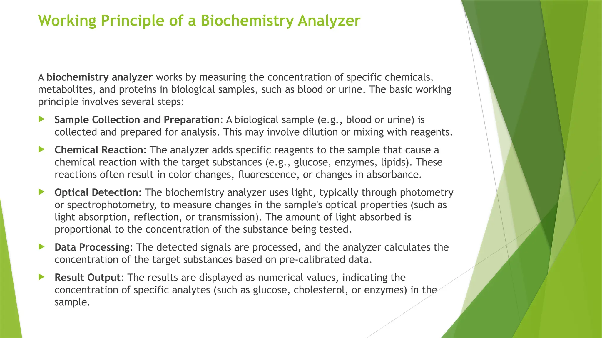 Biochemistry Analyzers working principle.pptx