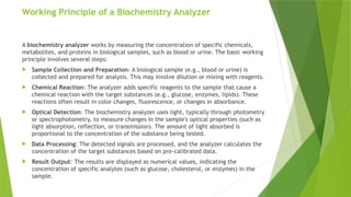 Biochemistry Analyzers working principle.pptx
