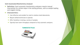 Biochemistry Analyzers working principle.pptx