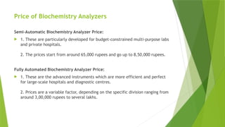 Biochemistry Analyzers working principle.pptx