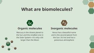 Biochemistry and Biomolecules scince with animations | PPTX