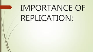 DNA REPLICATION BY NOHA ARSHAD | PPT