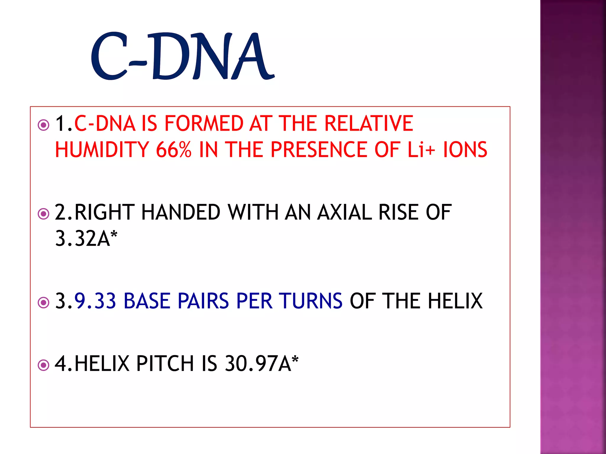 A,B,C,Z DNA | PPTX