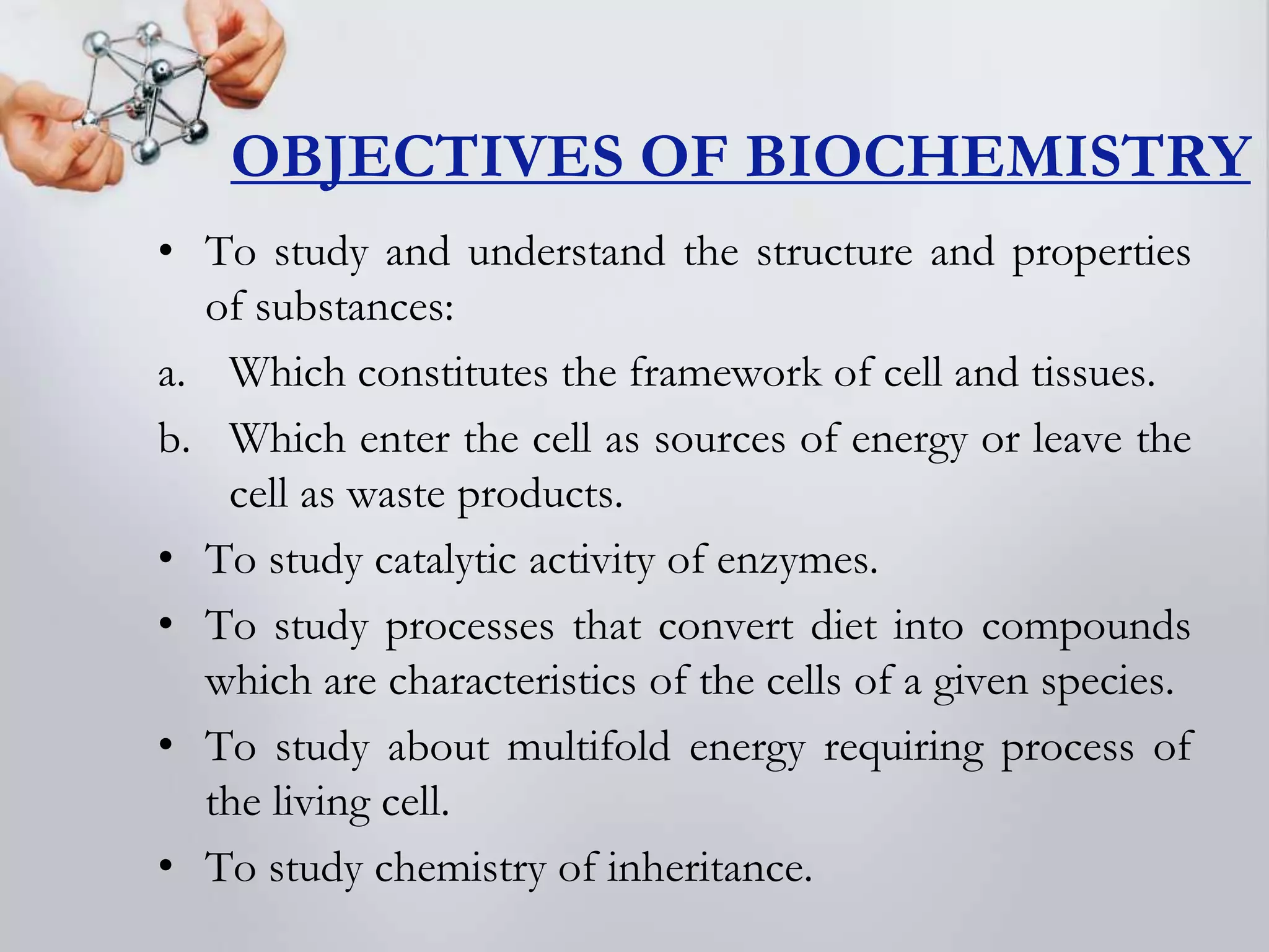 Biochemistry, Biomolecules and Cell: An Introduction | PPTX