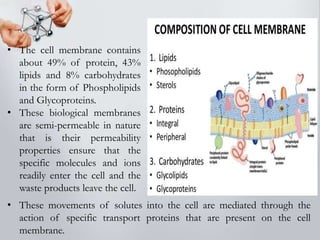 Biochemistry, Biomolecules and Cell: An Introduction | PPTX