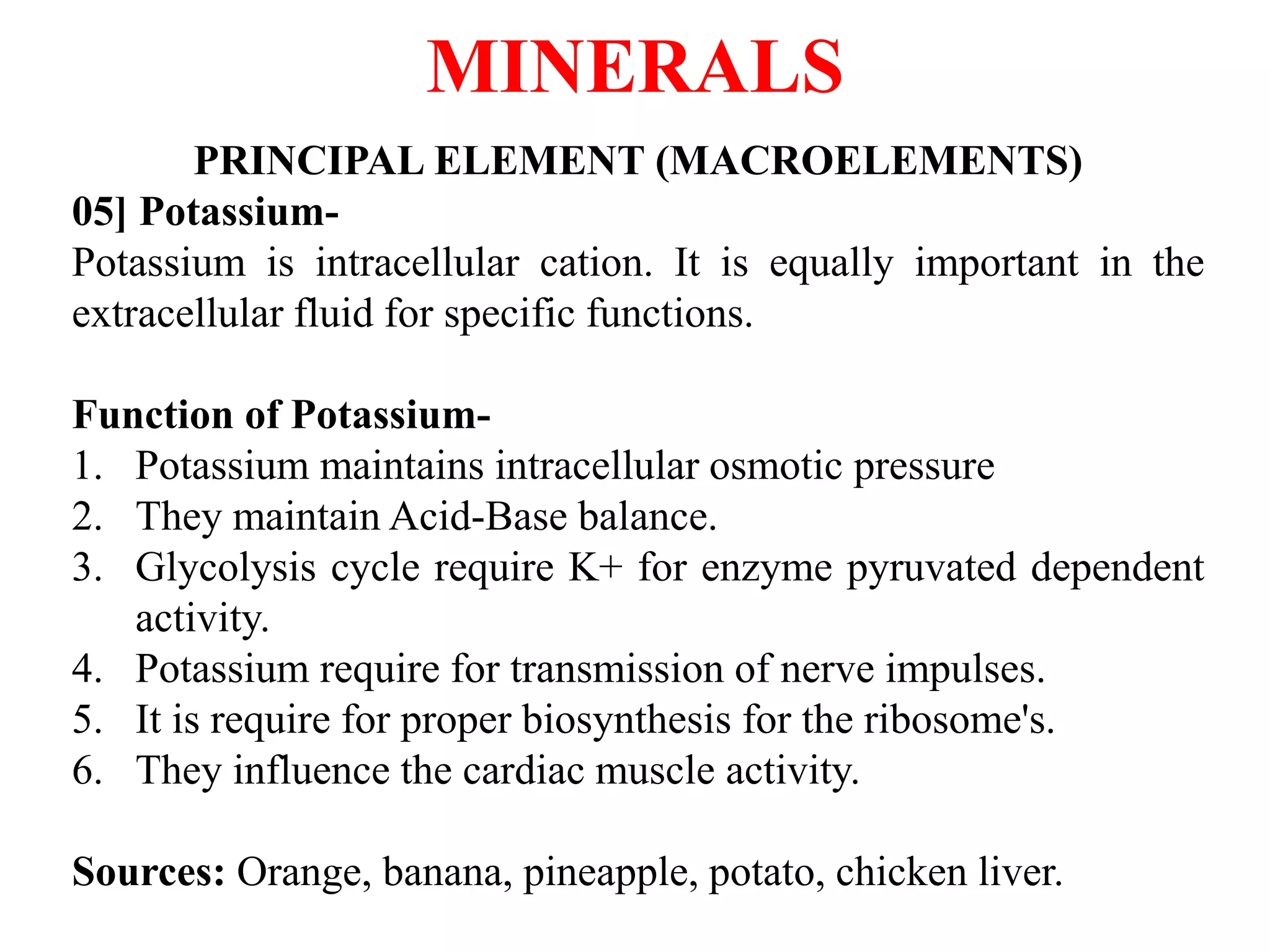 Biochemistry and clinical Pathology, (ER20-23T) minerals unit 9 D.Pharm ...