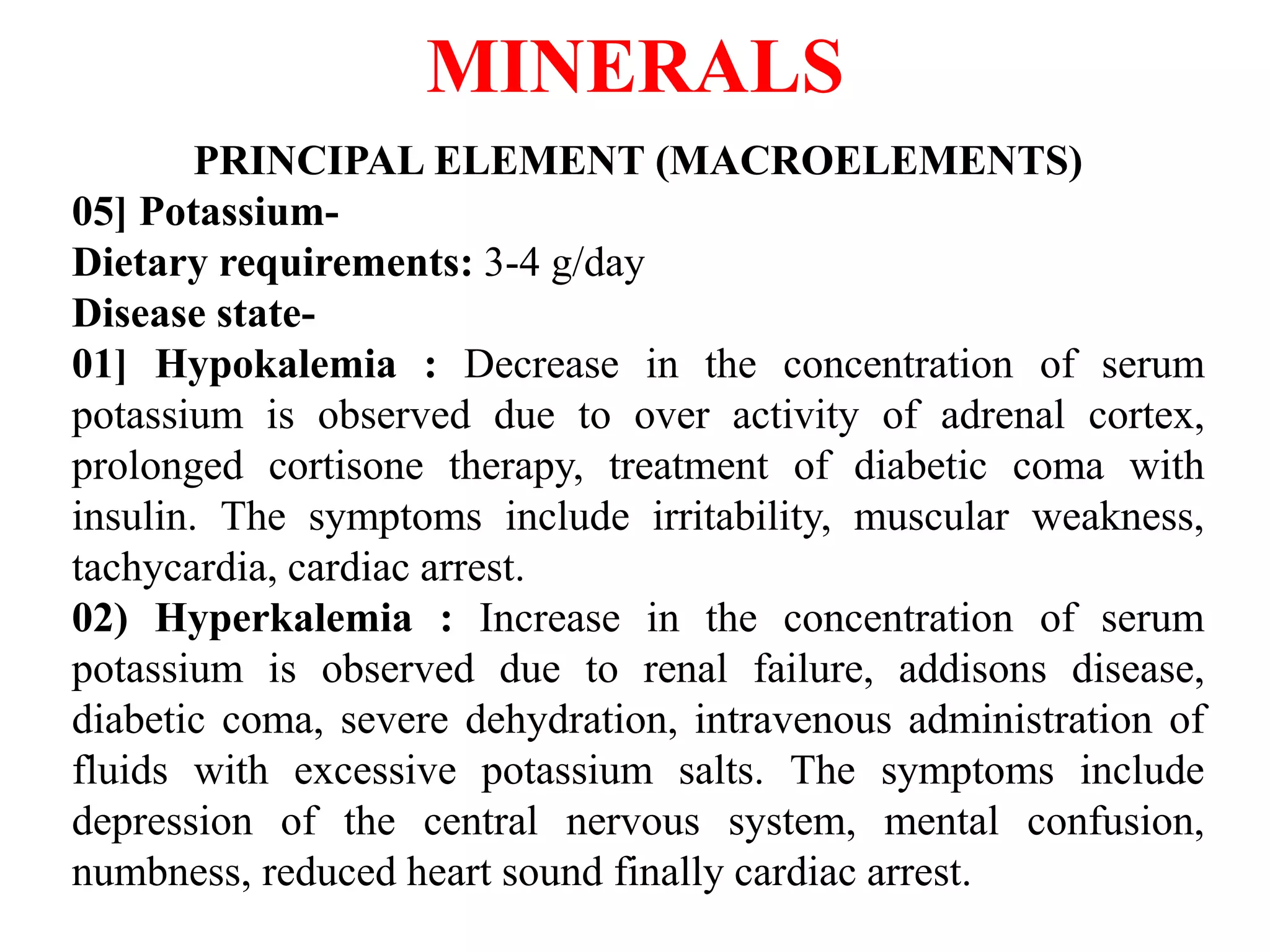 Biochemistry and clinical Pathology, (ER20-23T) minerals unit 9 D.Pharm ...