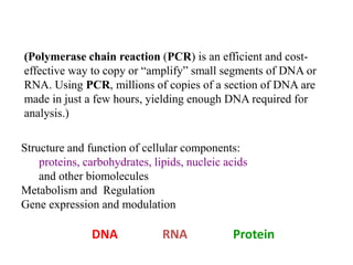 Introduction to Biochemistry & Genetics. | PPTX