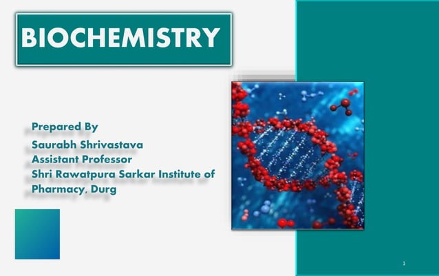 Introduction to Biochemistry | PPTX