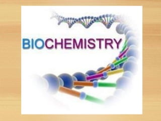 Biochemistry and its fields Introduction | PDF