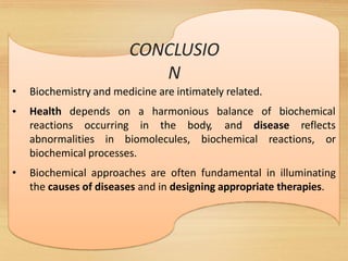 Biochemistry and its fields Introduction | PDF