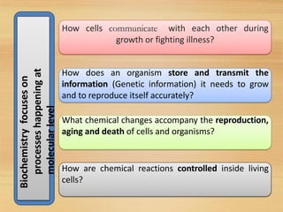 Biochemistry and its fields Introduction | PDF