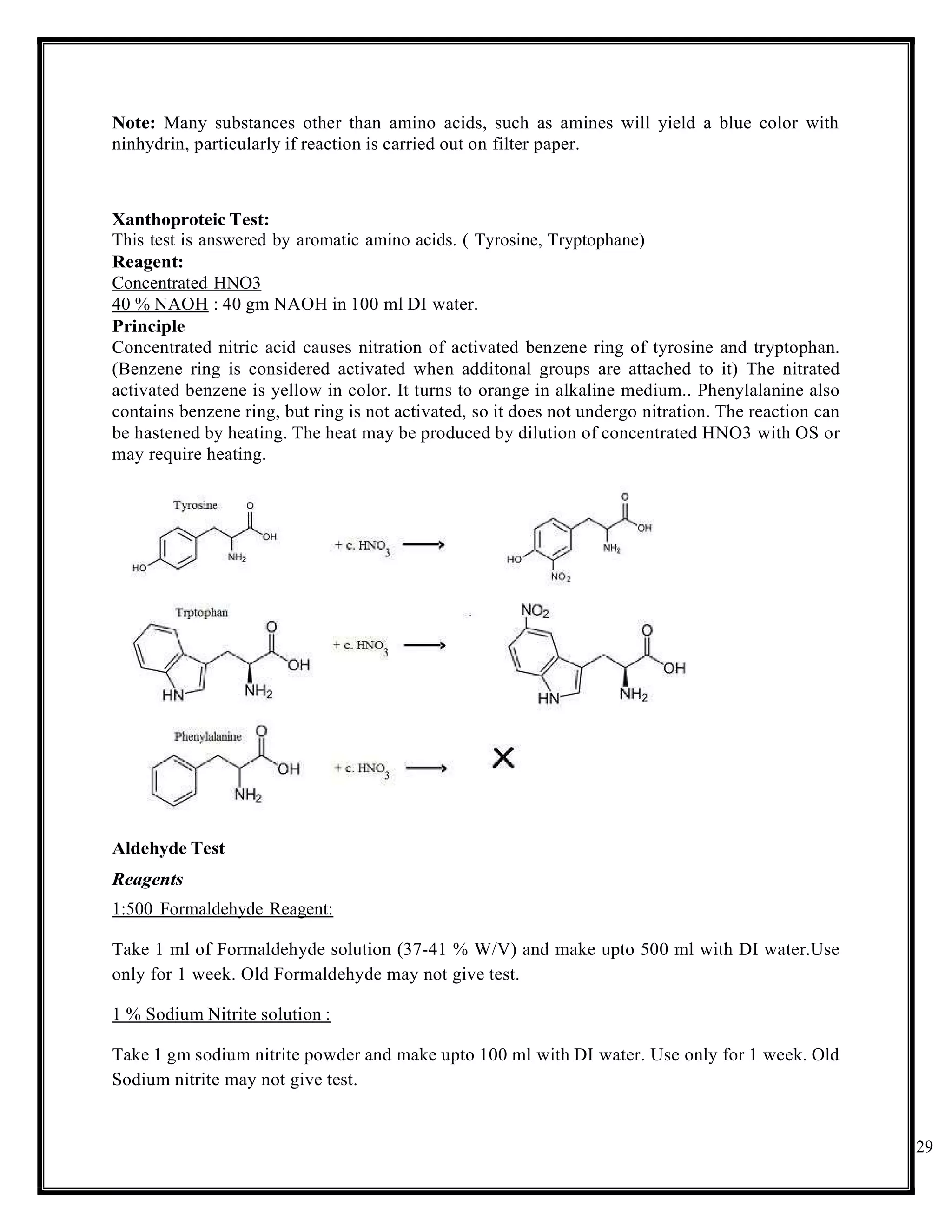 Biochemistry lab manual II semester | PDF