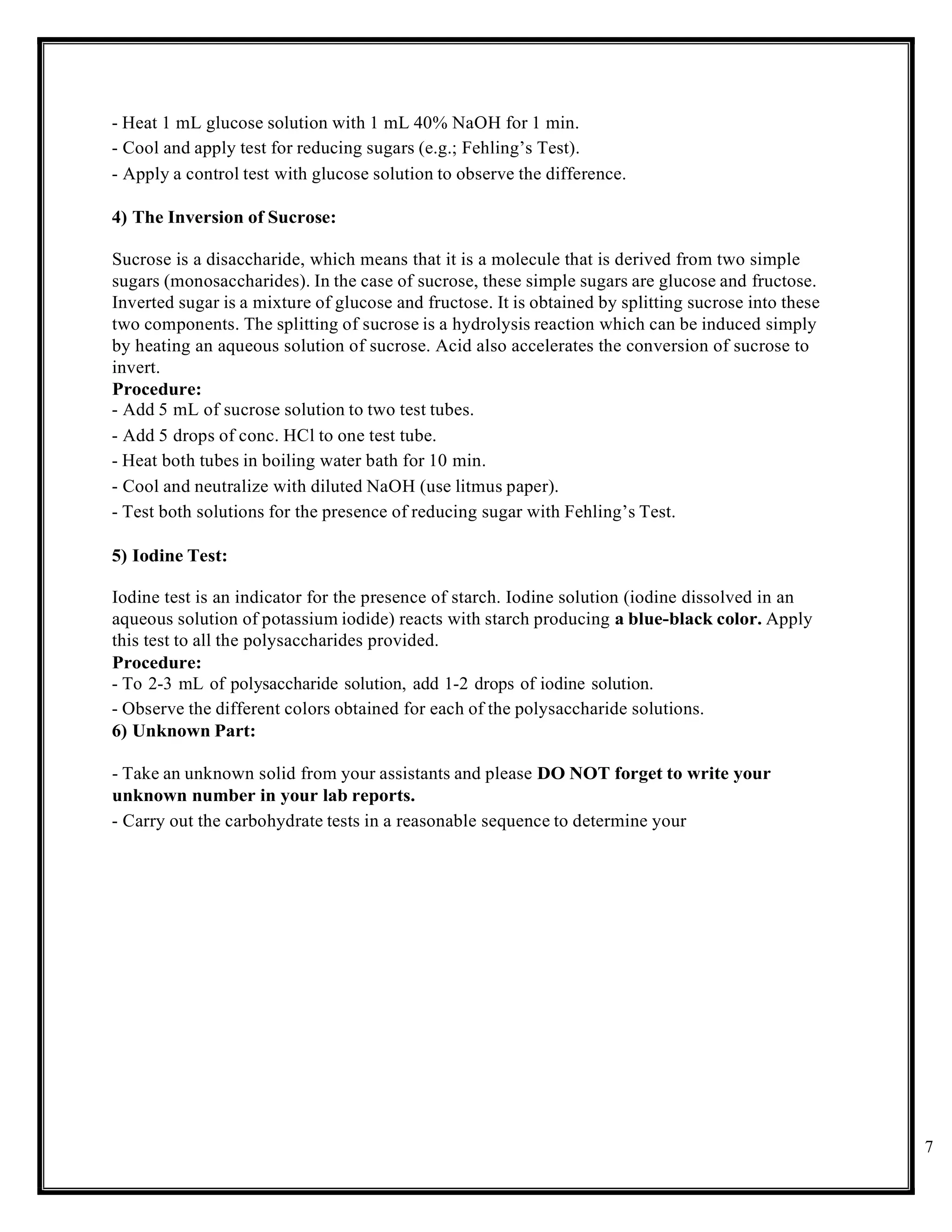 Biochemistry lab manual II semester | PDF