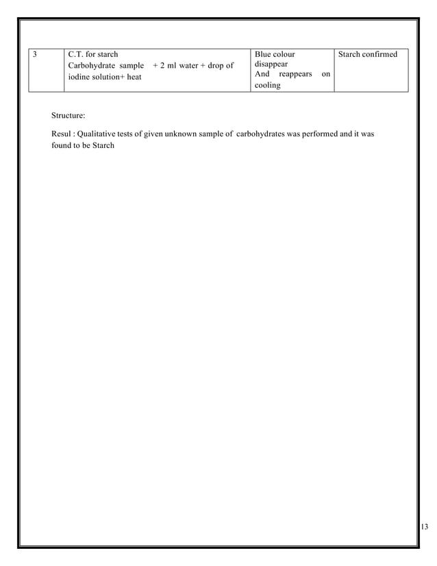 Biochemistry lab manual II semester | PDF