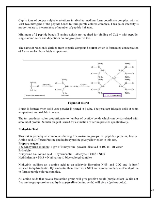 Biochemistry lab manual II semester | PDF