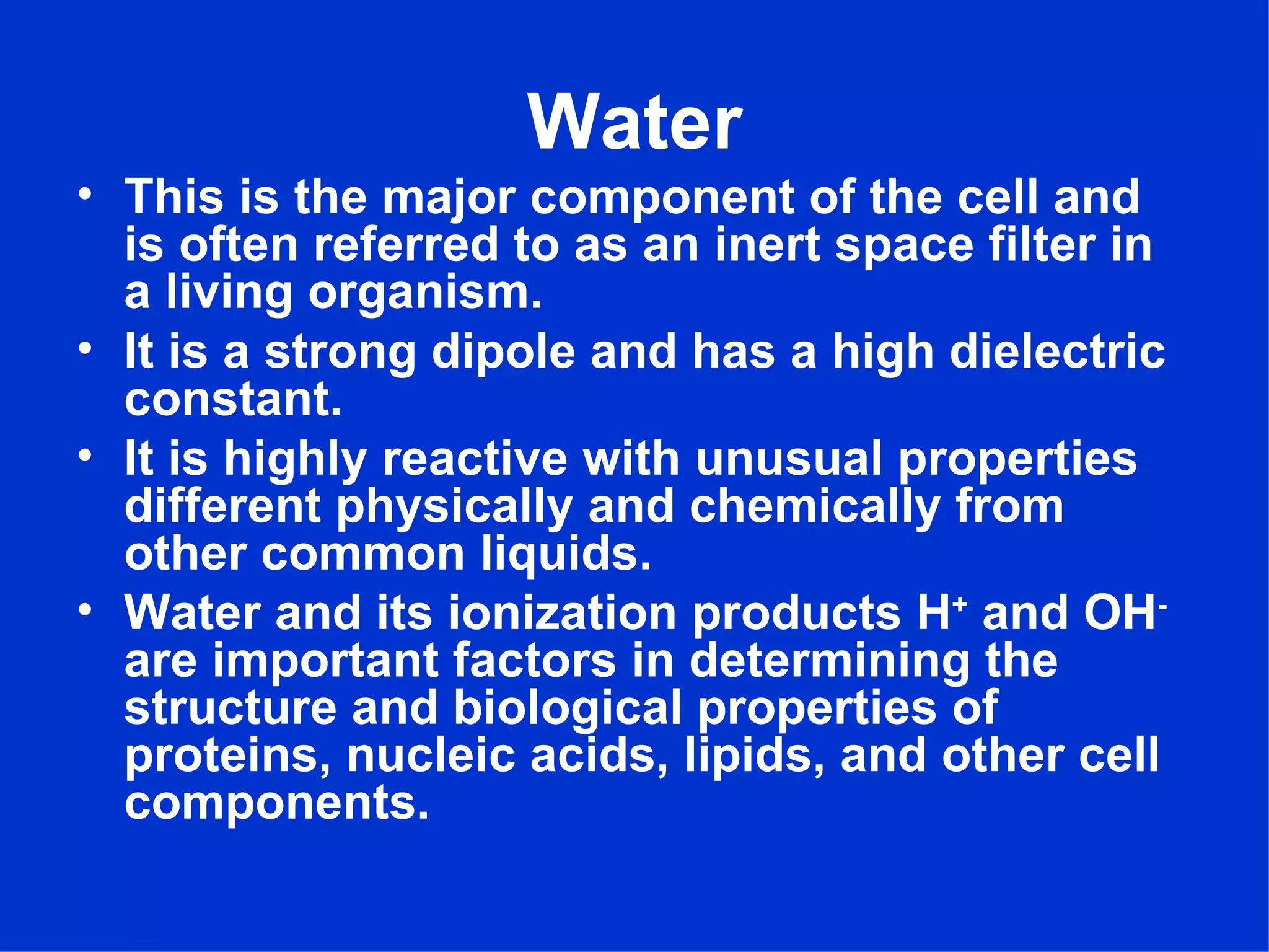 Biochemistry lecture 1 | PPT