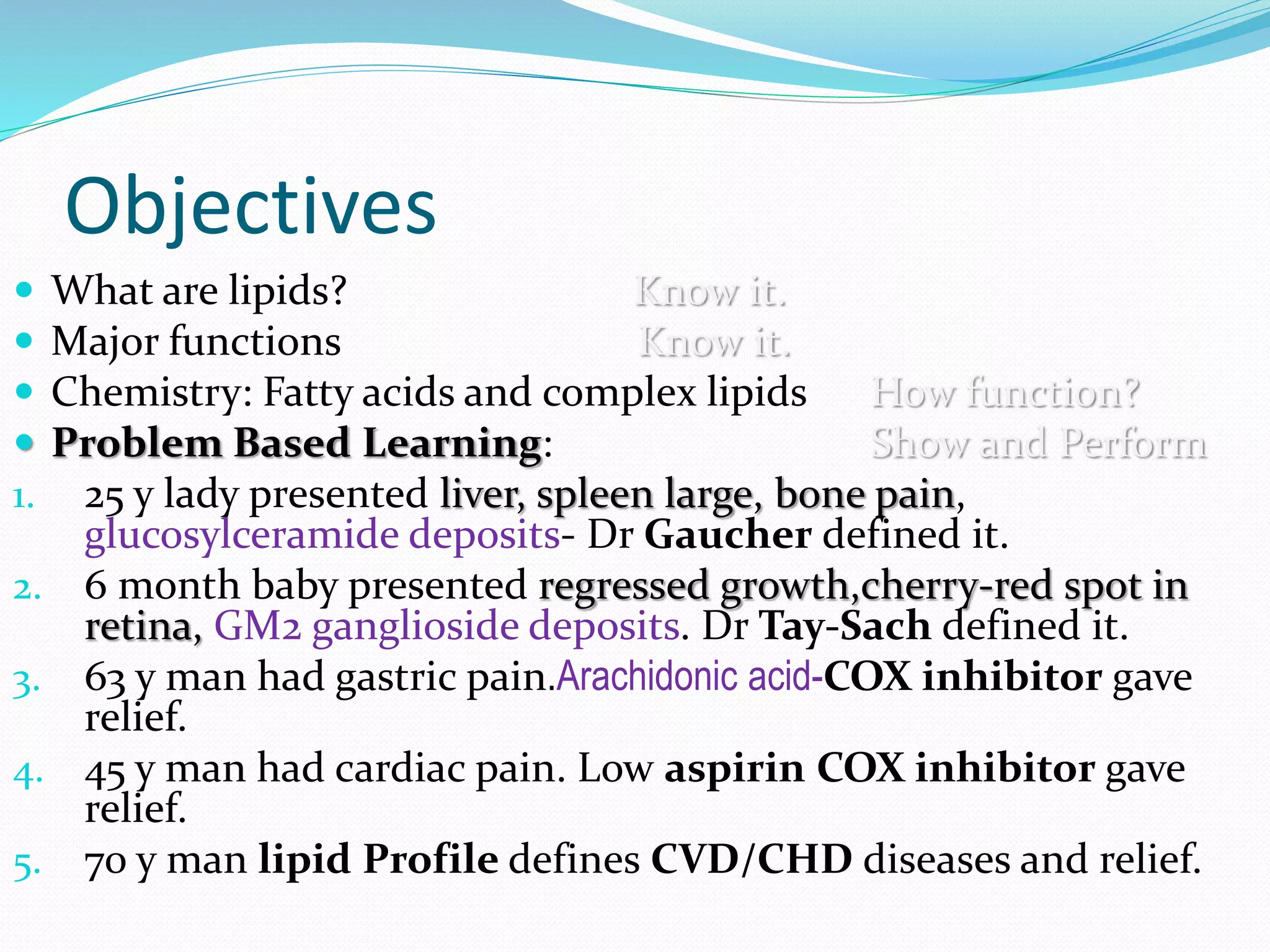 Biochemistry lecture 14 chemistry of lipids 2 | PPTX