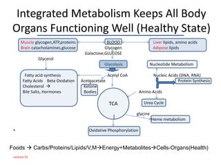 Biochemistry lecture 28 intermediary metabolism, diseases with case ...