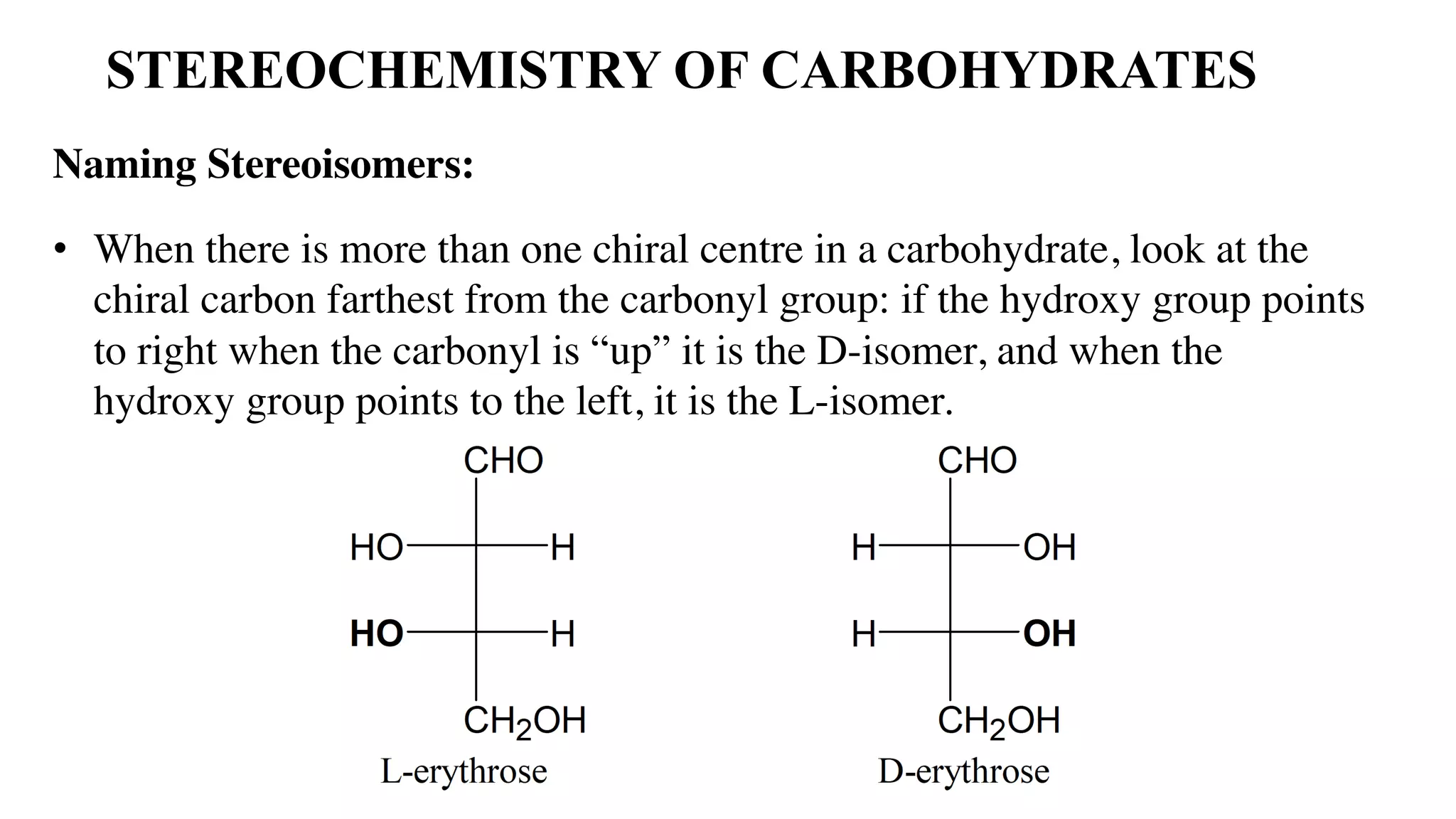 Biochemistry lecture notes carbohydrates | PDF