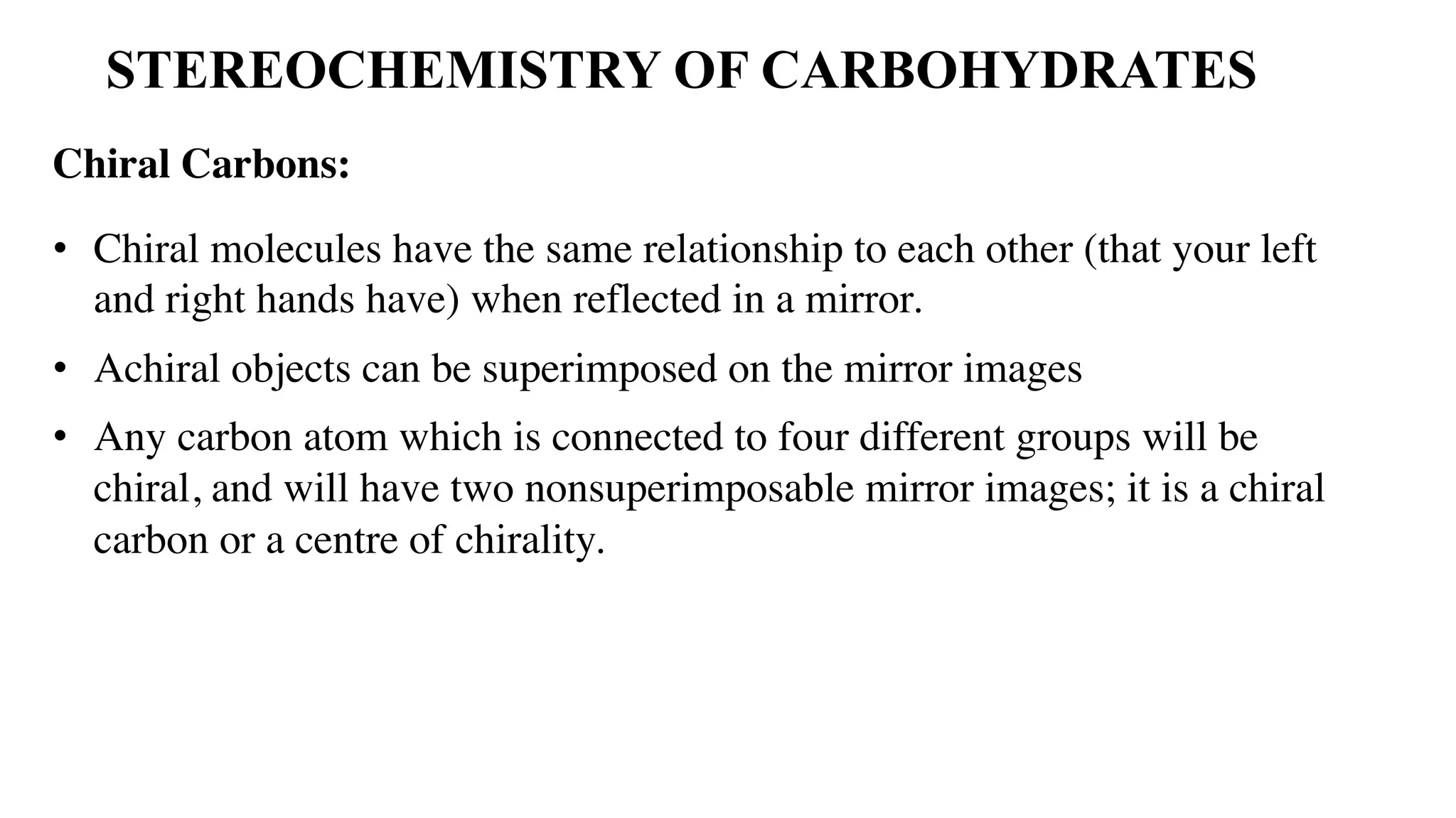 Biochemistry lecture notes carbohydrates | PDF