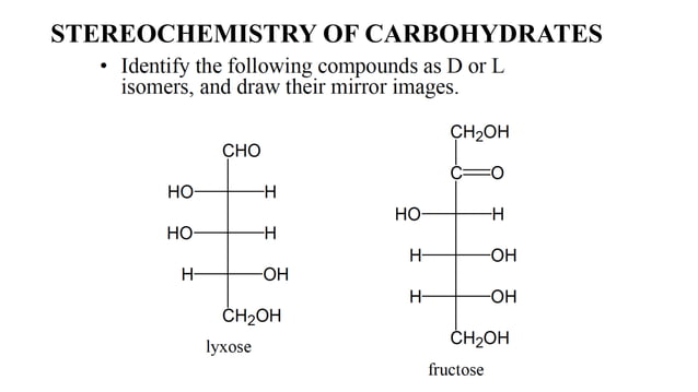 Biochemistry lecture notes carbohydrates | PDF | Chemistry | Science