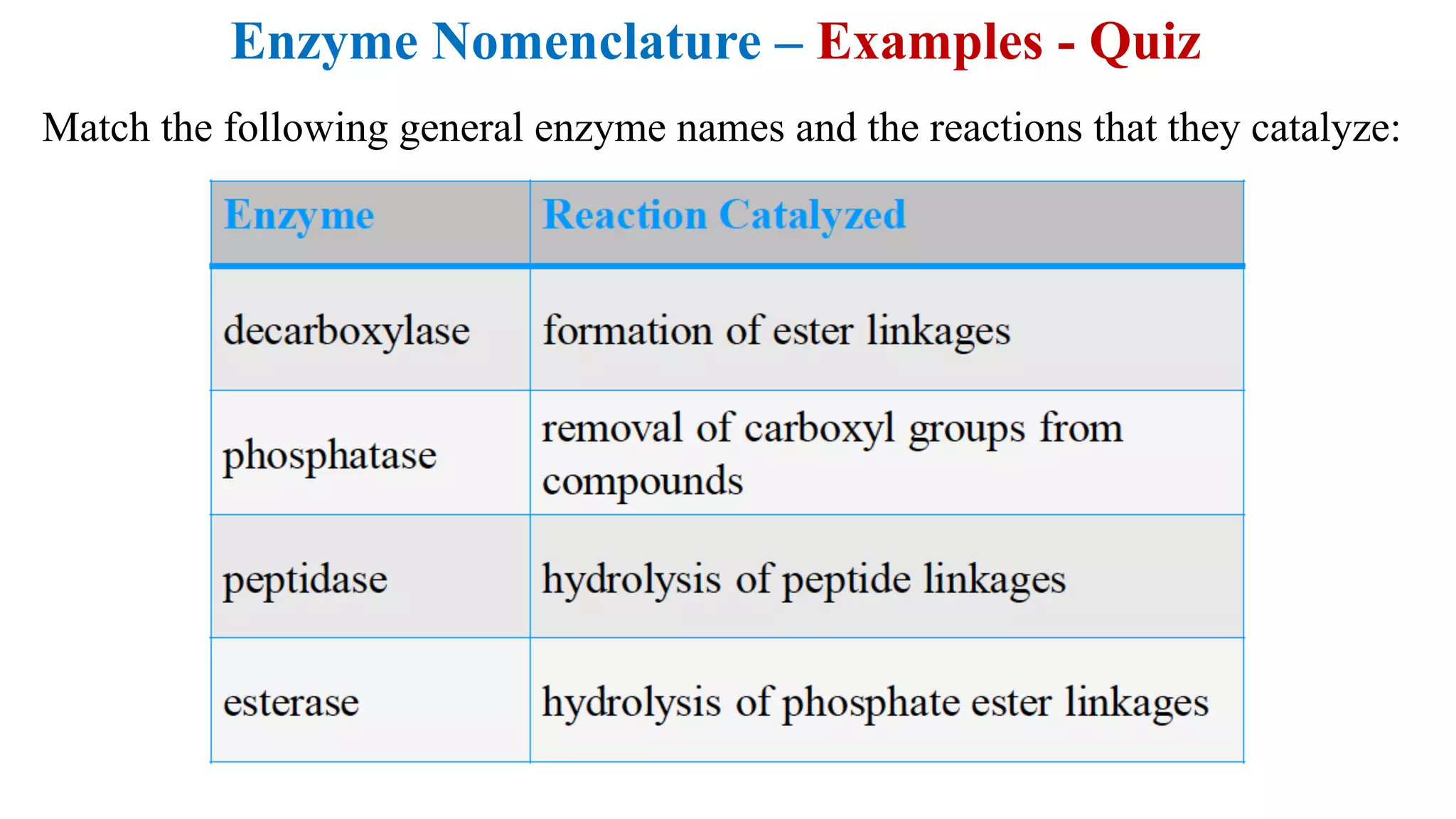 Biochemistry lecture notes enzymes | PDF