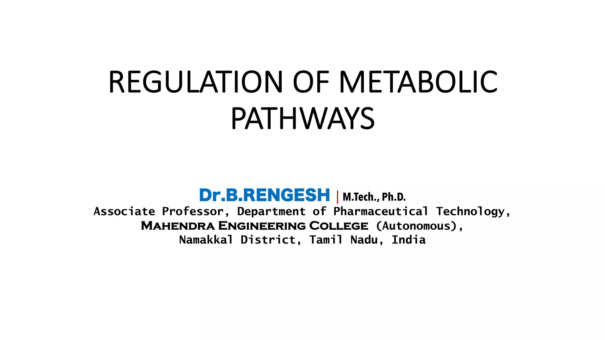 Biochemistry lecture notes metabolism_glycolysis & pentose phosphate ...