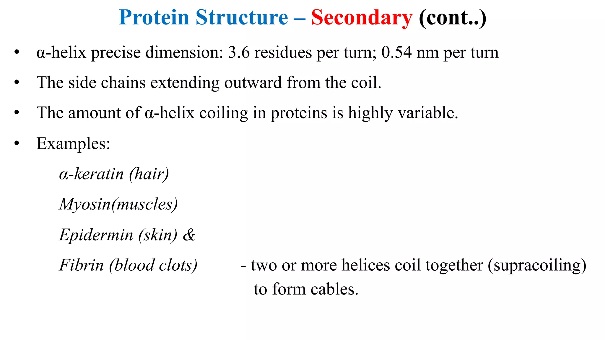 Biochemistry lecture notes proteins | PDF