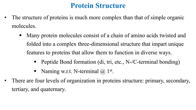 Biochemistry lecture notes proteins | PDF | Chemistry | Science