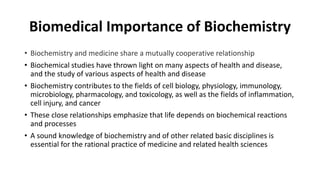 Biochemistry & Medicine Introduction.pptx