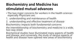 Biochemistry & Medicine Introduction.pptx