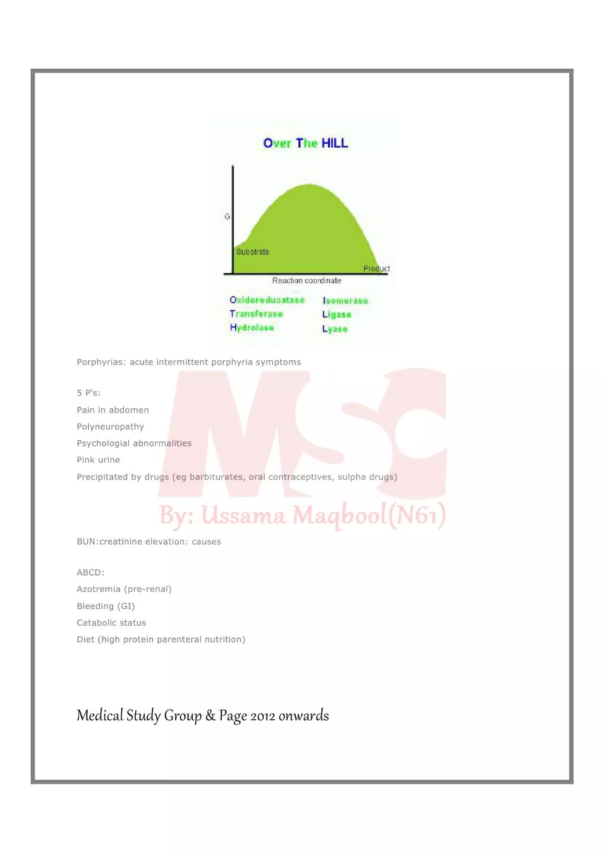 Biochemistry mnemonics | PDF