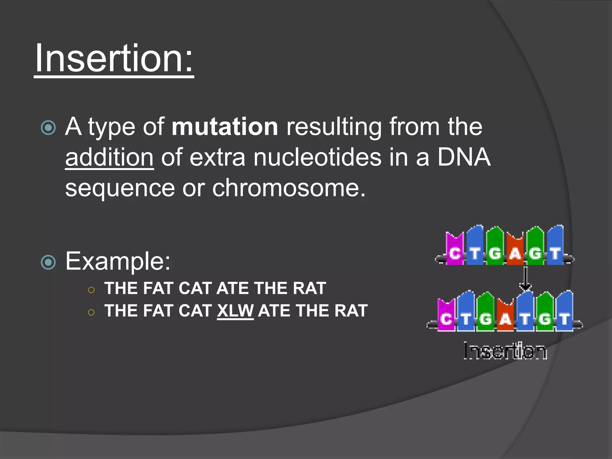 Genetic mutations and types | PPTX
