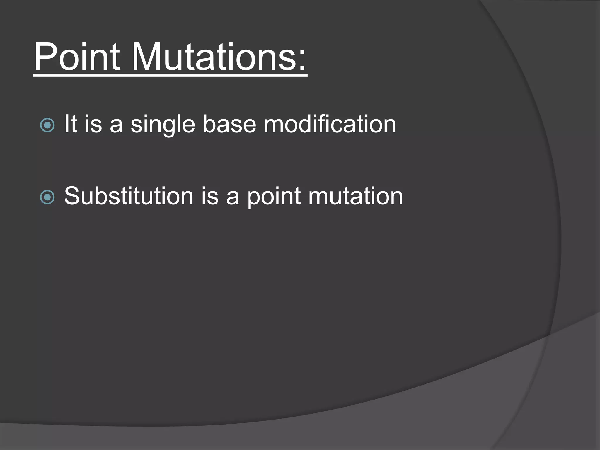Genetic mutations and types | PPTX