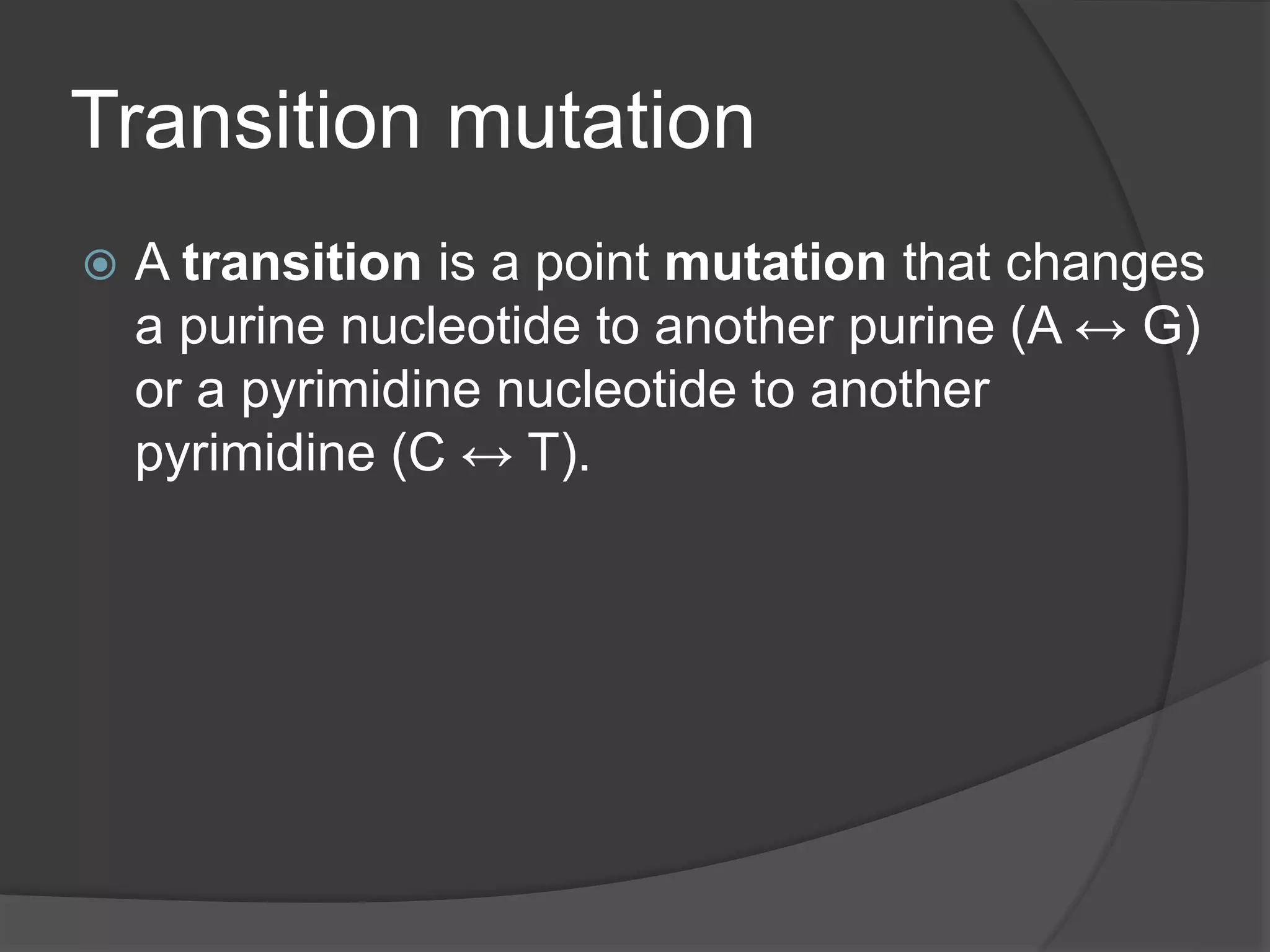 Genetic mutations and types | PPTX