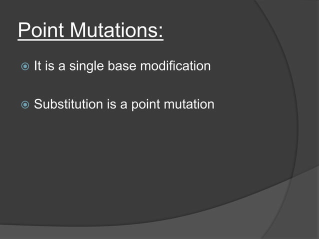 Genetic mutations and types | PPTX | Genetics | Science