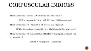 Biochemistry of blood in relation to cardio pulmonary function | PPTX