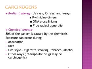 Biochemistry of cancer | PPTX