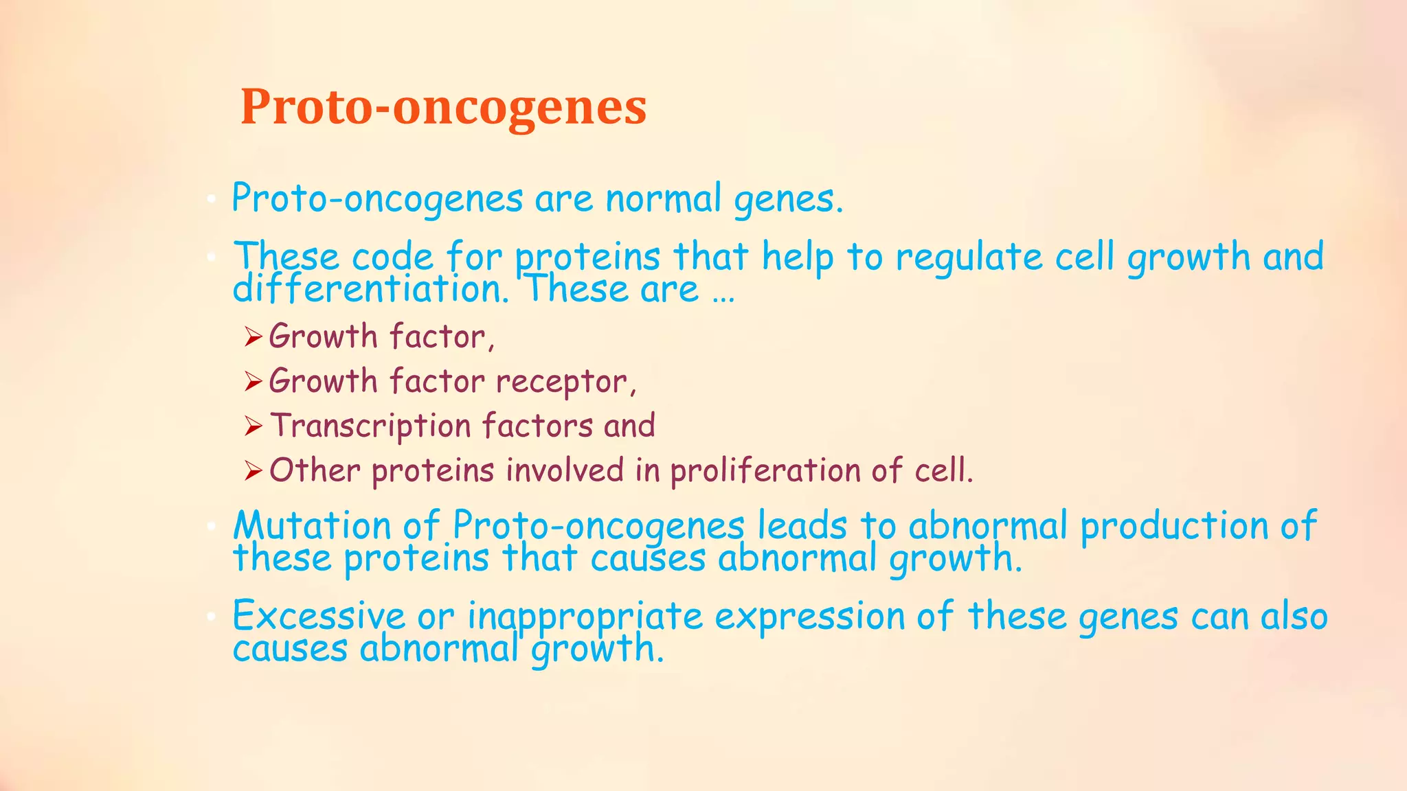 Biochemistry of cancer | PPSX