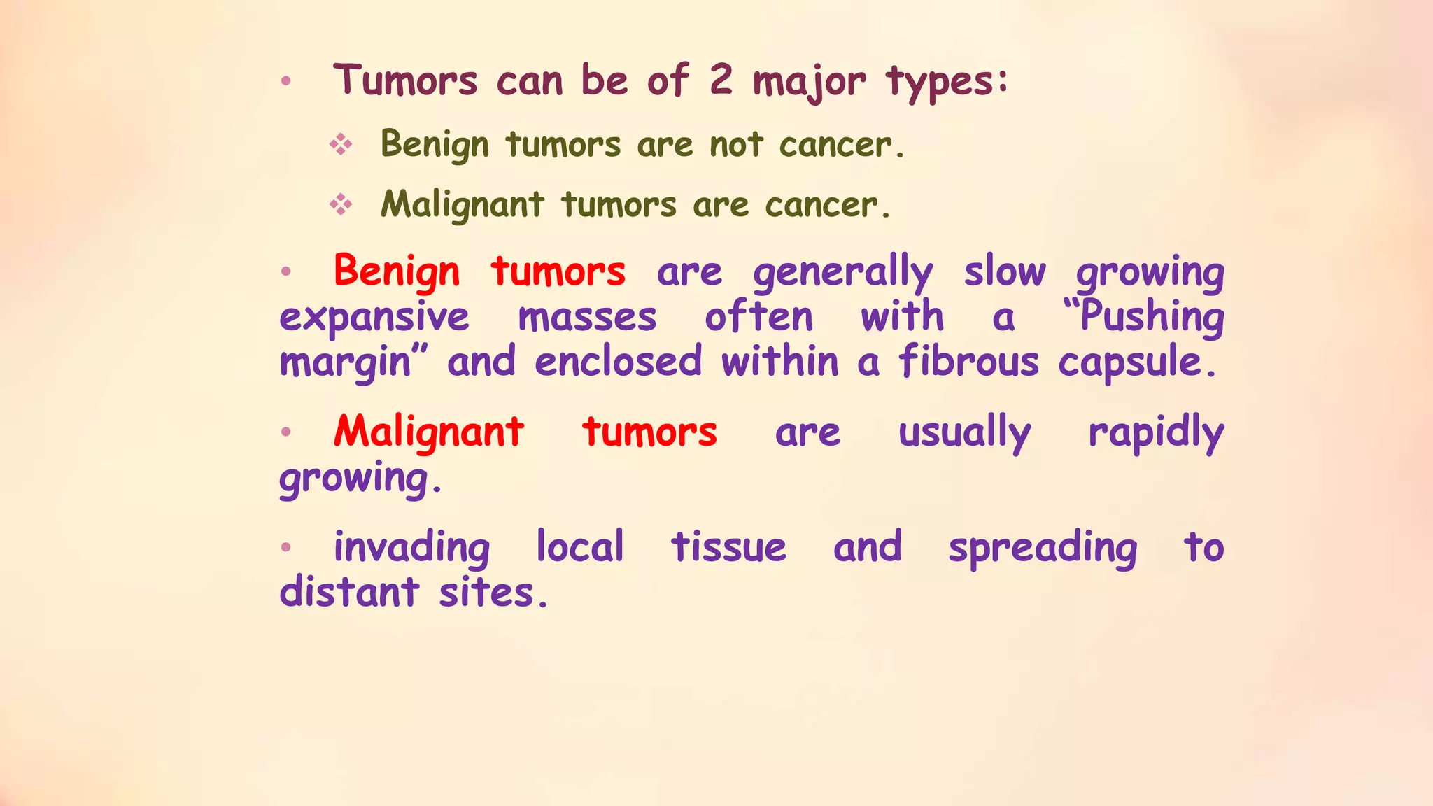 Biochemistry of cancer | PPSX