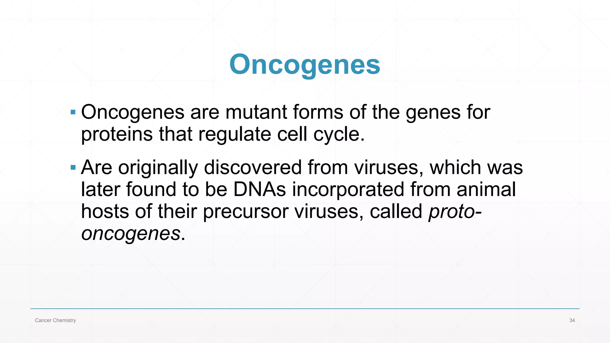 Biochemistry of cancer 101 | PPTX