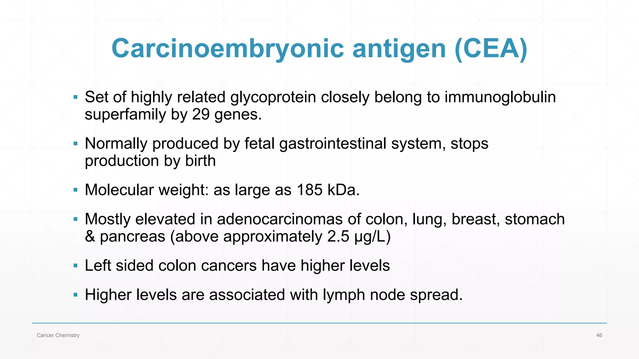 Biochemistry of cancer 101 | PPTX