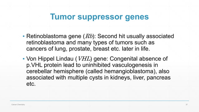 Biochemistry of cancer 101 | PPTX