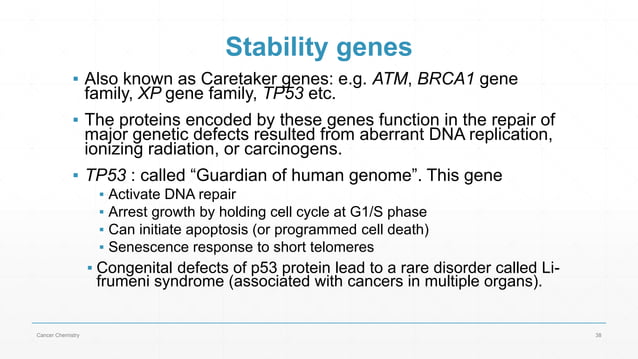 Biochemistry of cancer 101 | PPTX