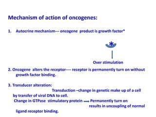 Biochemistry of cancer ,An overview | PPTX