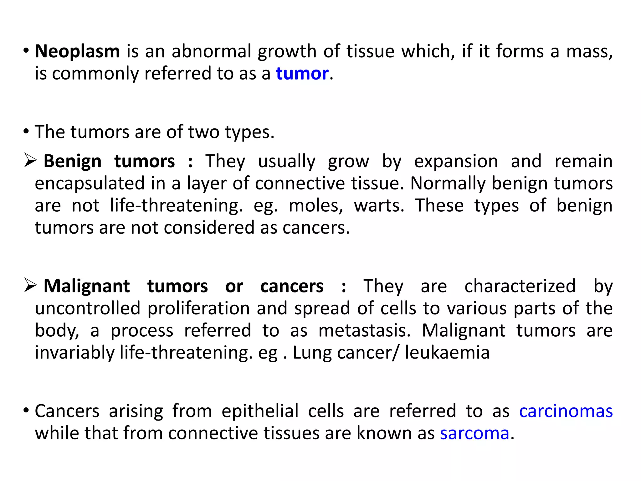 Biochemistry of cancer | PDF